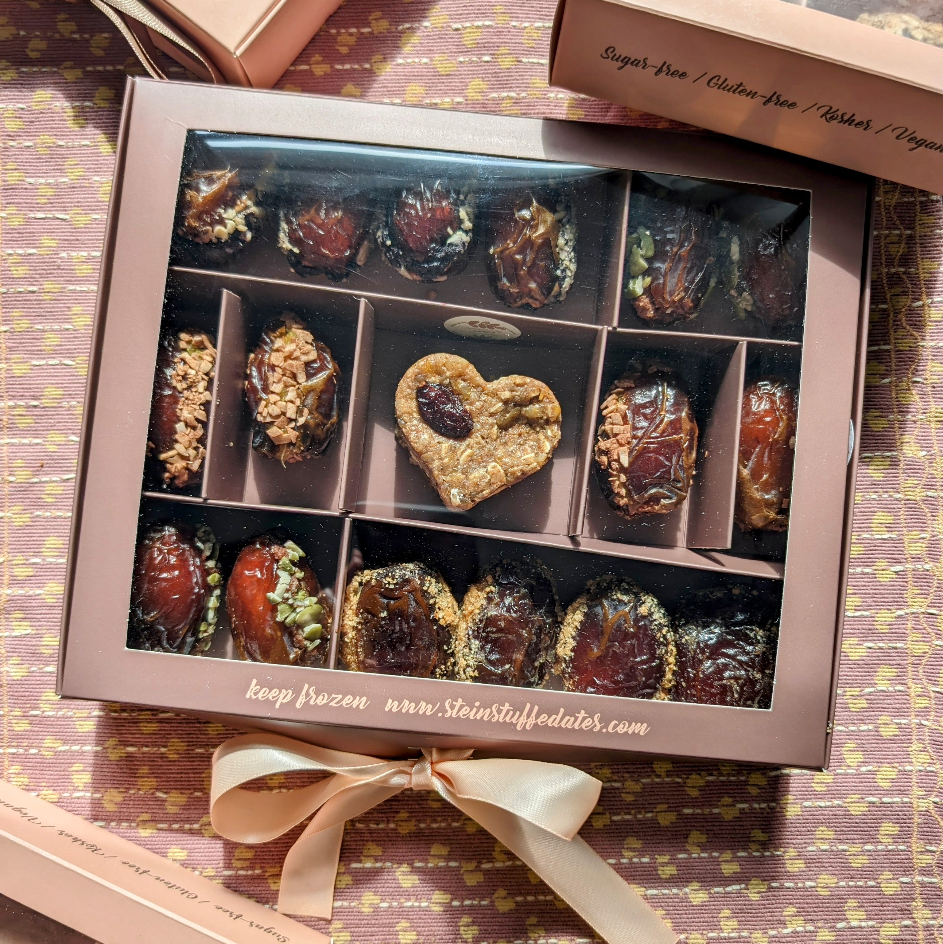 Medjool Stuffed Dates Assorted Gift Boxes Chocolate Covered & Fruity ...